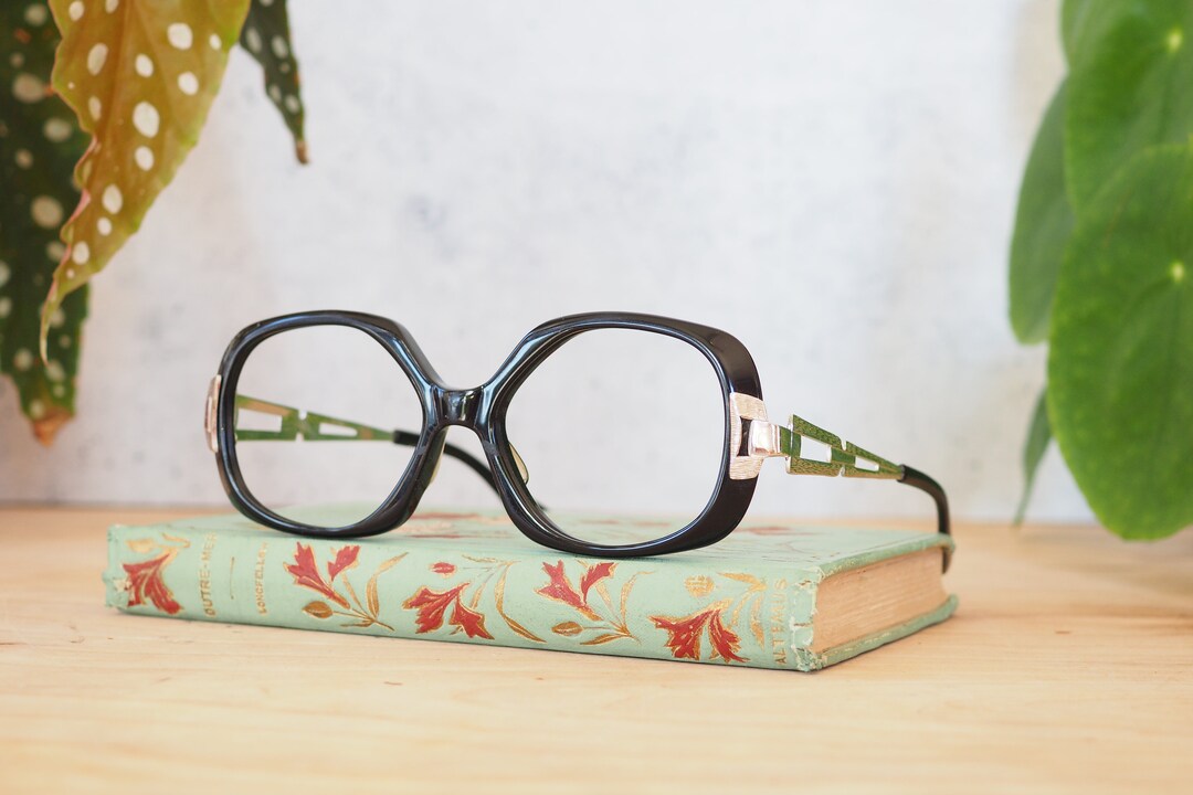 Vintage Eyeglasses 1970's Frames/eyeglass/hipster/retro Multicolor Made ...