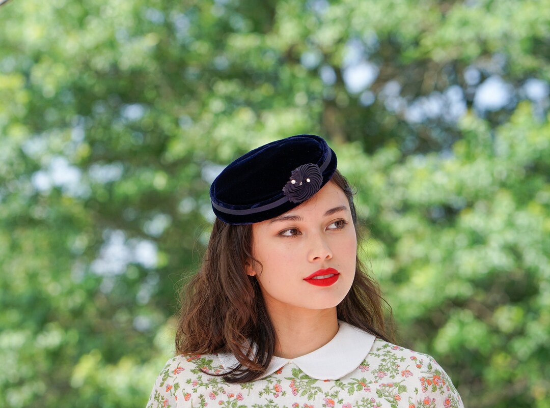 Vintage Cocktail Hat, Half Hat, Vintage Hat, 1950s Hat, Wedding Hat ...