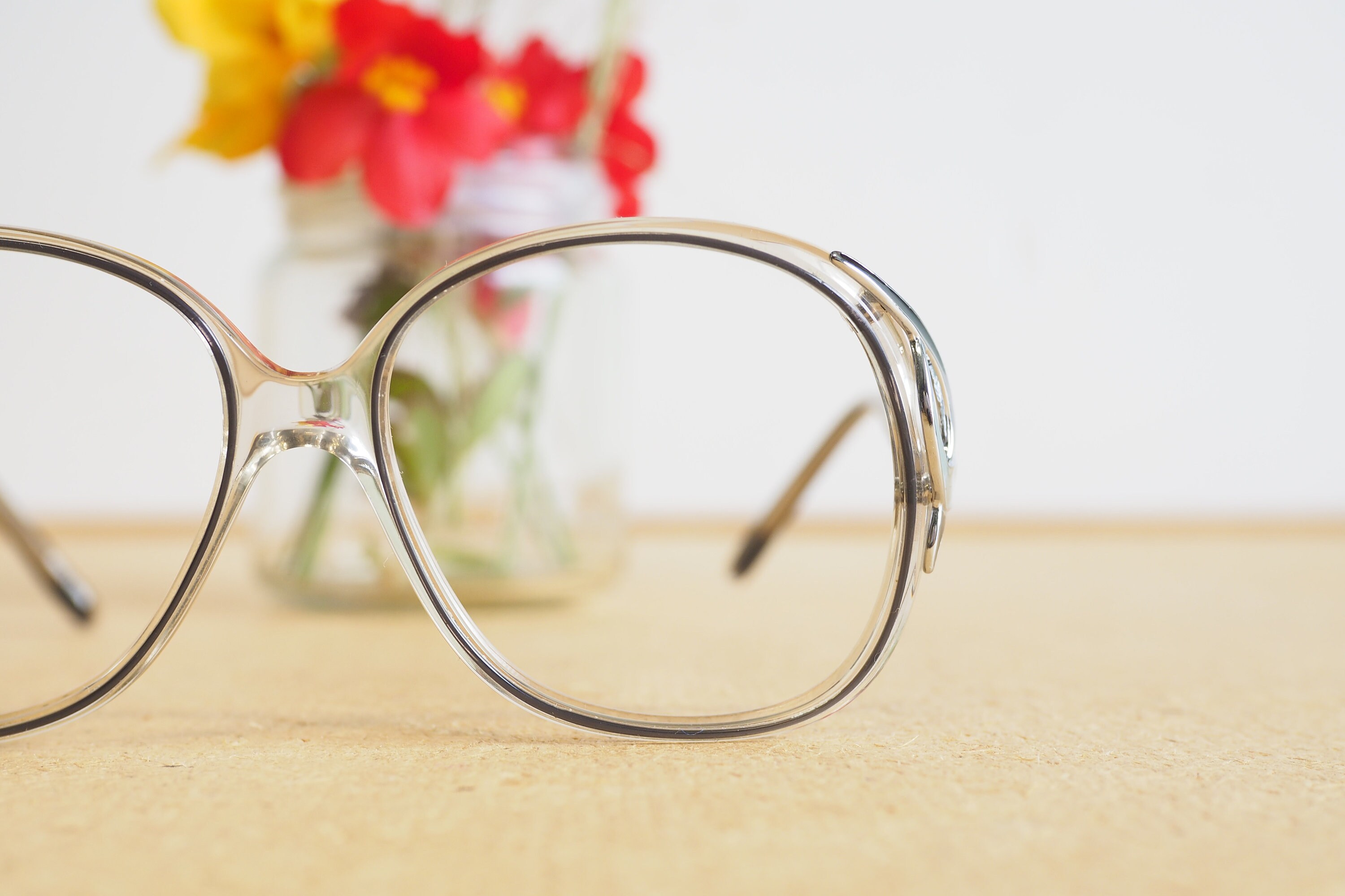 Vintage eyeglasses 1970s Frames Made In Hong Kong BY B and S | Etsy