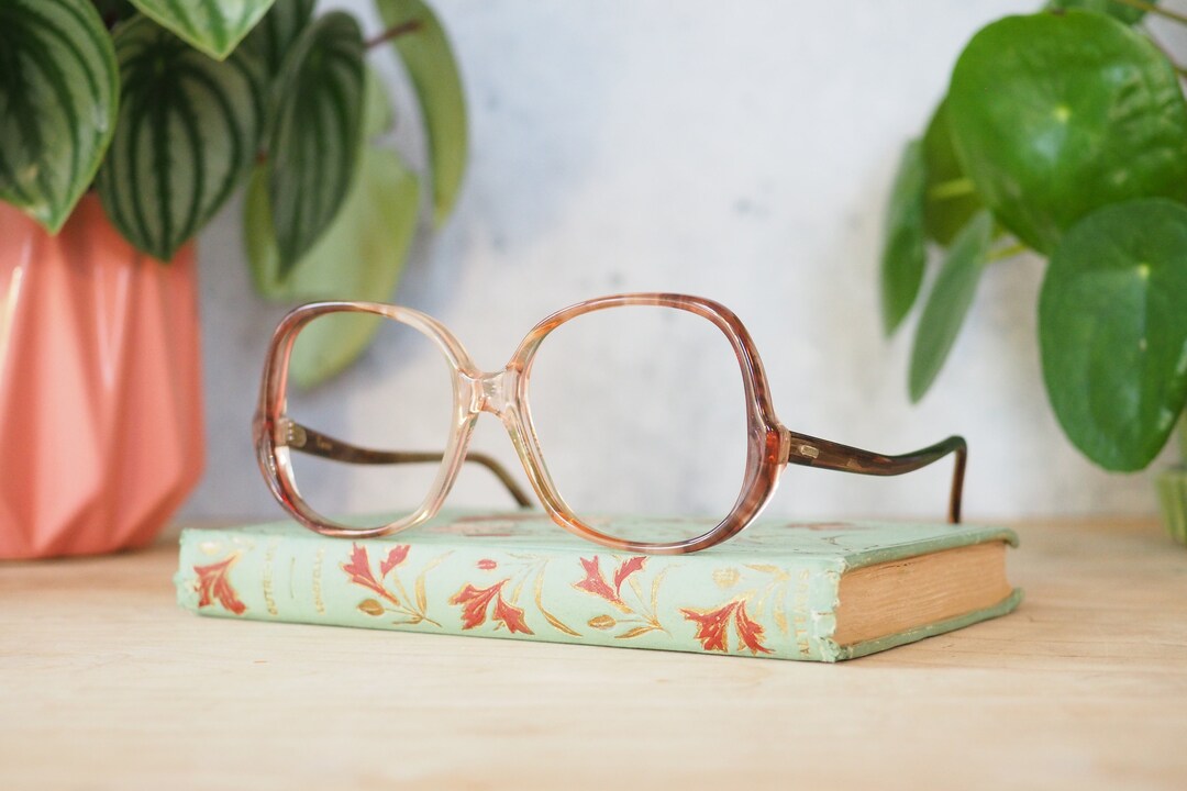 Vintage EYEGLASSES 1970's Frames/eyeglass/hipster/retro/disco ...