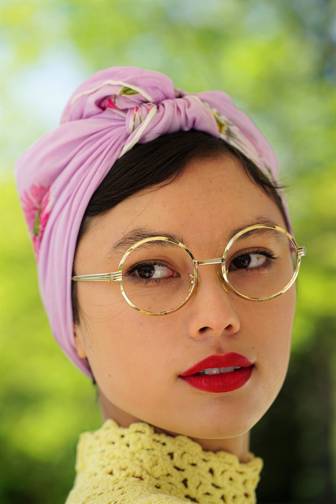 Vintage Eyeglasses 1970's Made in Japan Round New Old Stock Frames ...