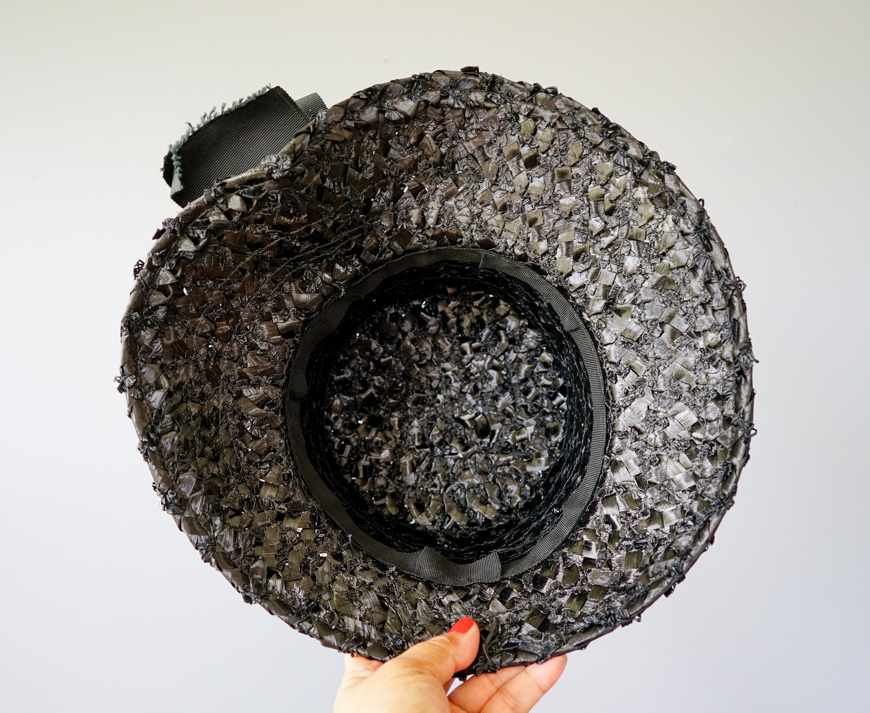 Vintage Straw Bucket Hat Cloche Hat 1950s-60s Hat Vintage | Etsy