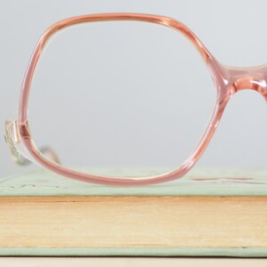 Vintage Eyeglasses 1970's Frames/eyeglass/hipster/multicolor Clear and ...