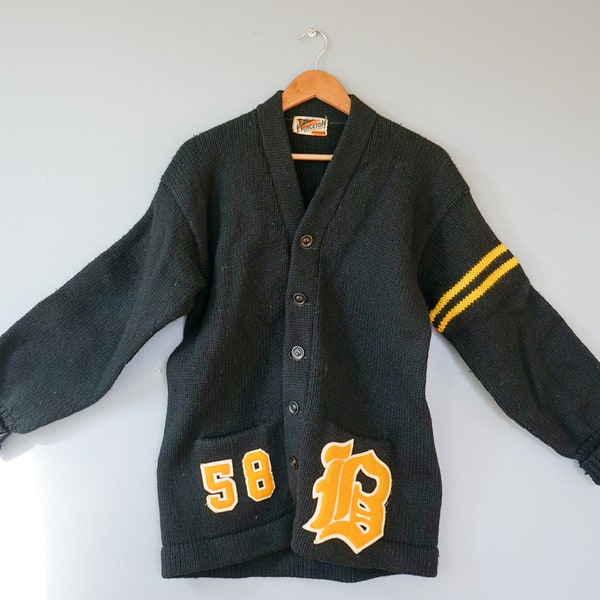 Letterman Sweater - Etsy
