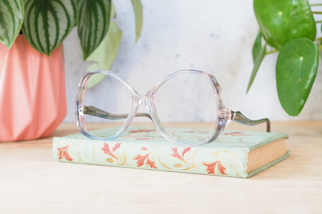 VINTAGE EYEGLASSES 1970's Frames/eyeglass/hipster/retro/disco ...