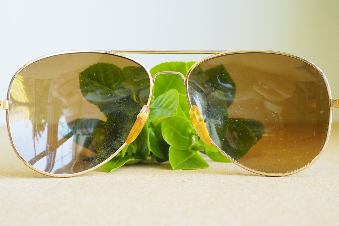 Vintage Sunglasses 1980's New Old Stock/vintage/80's Glamour Purple ...