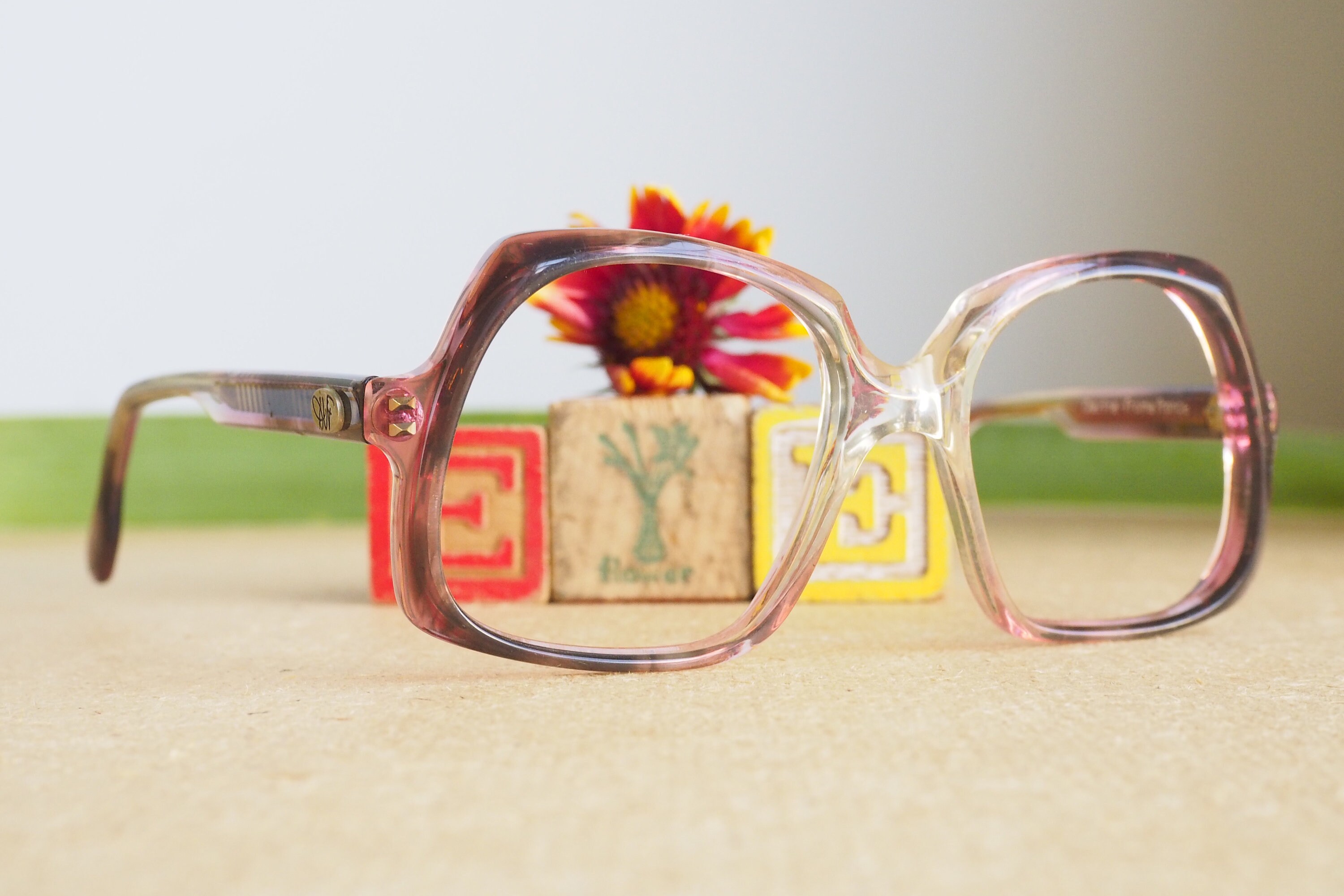 Vintage Eyeglasses 1970s/glasses/designer/glasses/frames Retro Disco ...
