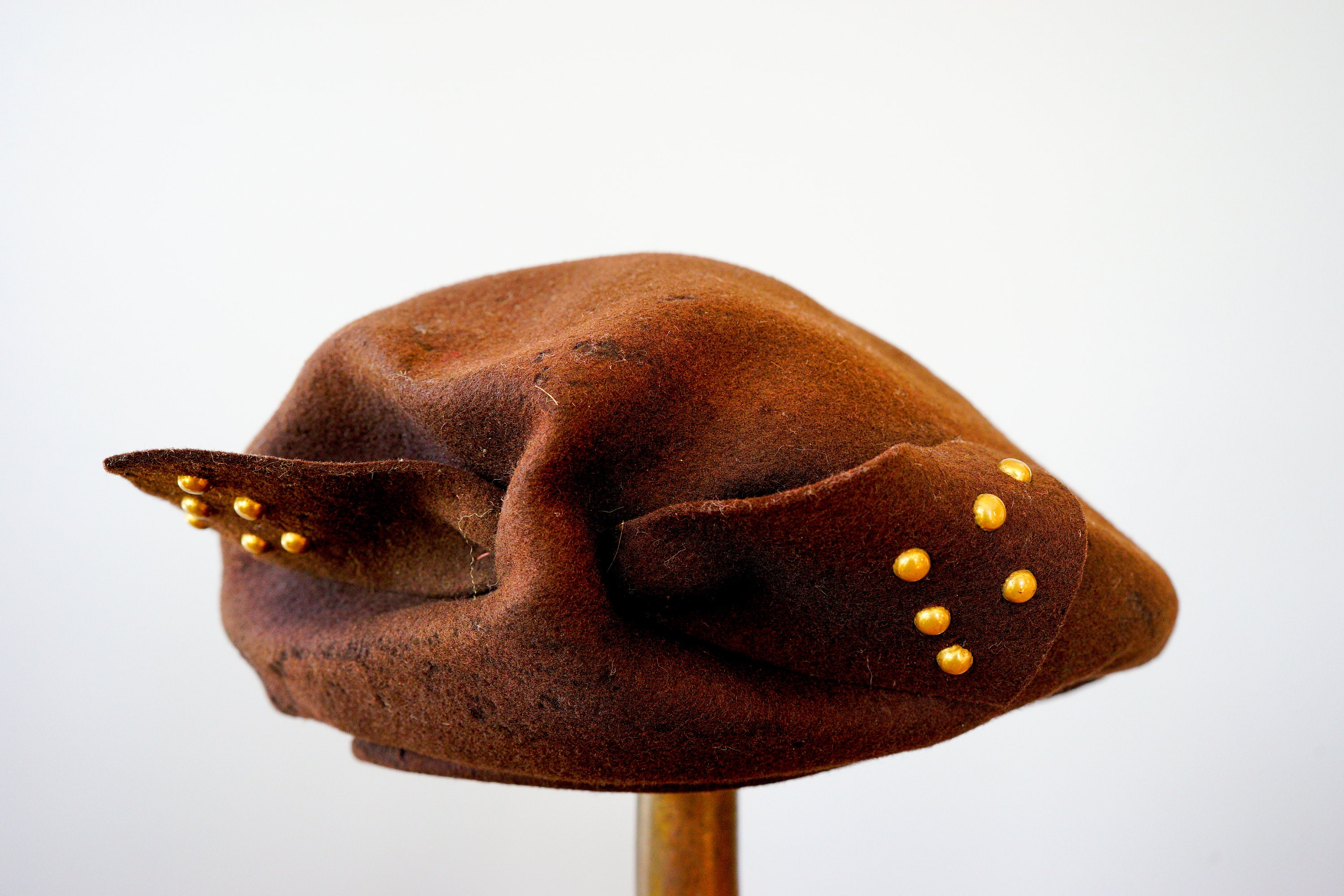 Vintage Felted Wool Tam Hat Vintage Beret Hat Vintage Hat | Etsy