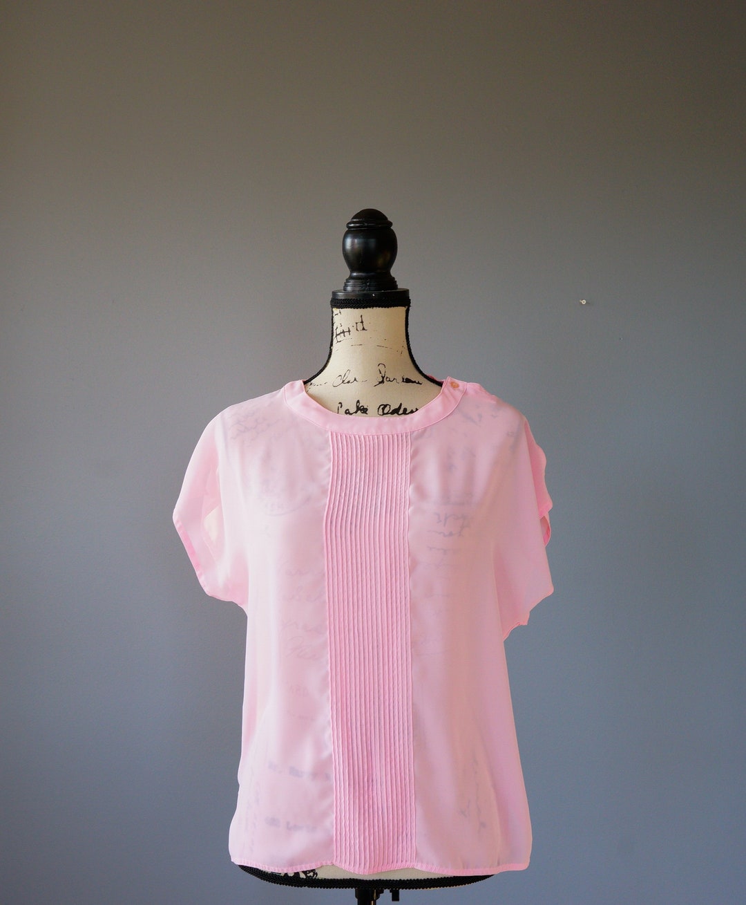 Vintage Blouse by Susan Hutton Size M/ 1980s Blouse/ Women Shirt ...