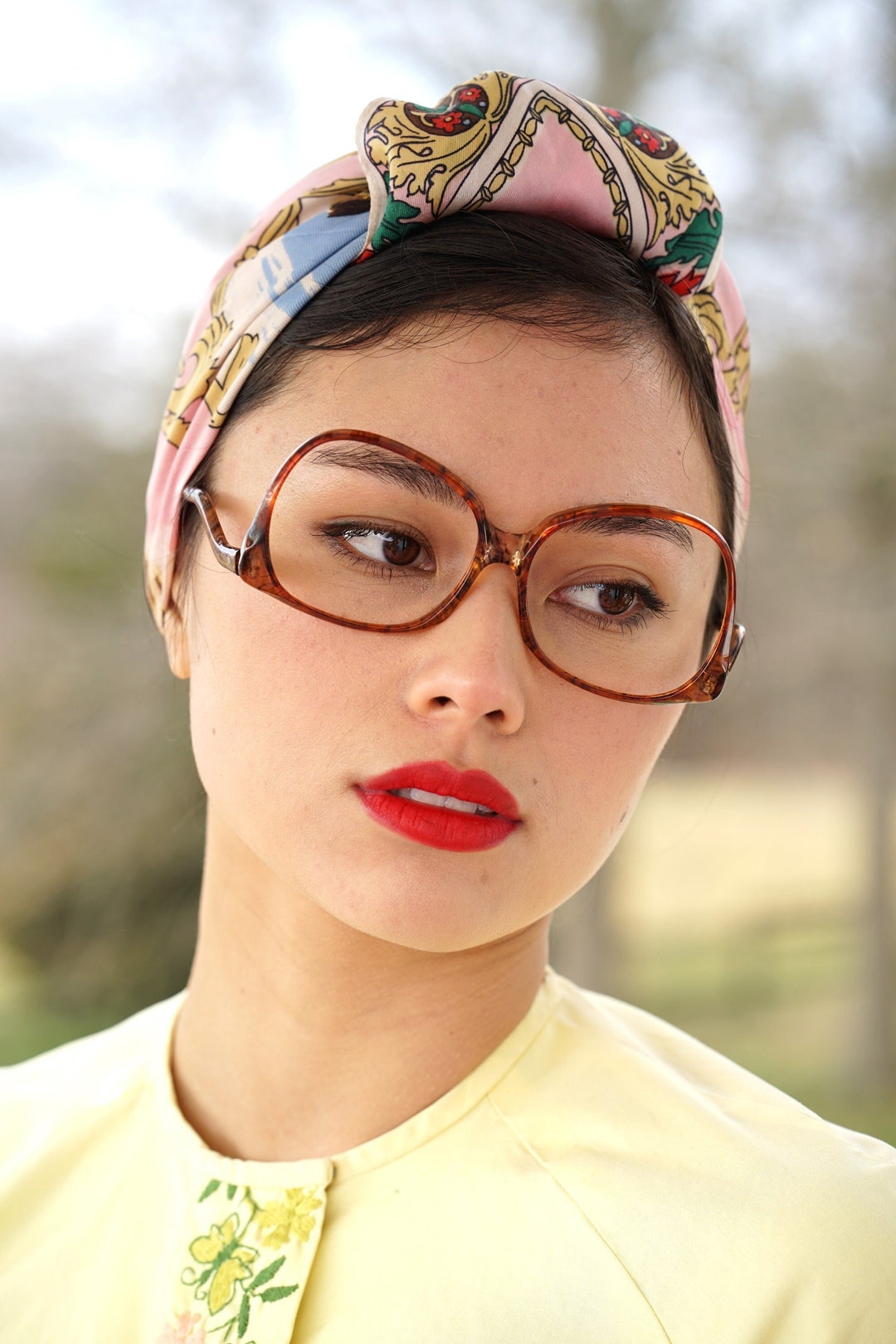 Vintage Eyeglasses 1970's Frames/eyeglass/hipster/retro Multicolor ...