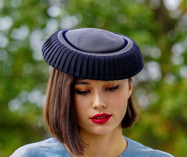 Vintage Mini Cartwheel Hat Tilt Hat Saucer Hat 1940s-50s | Etsy