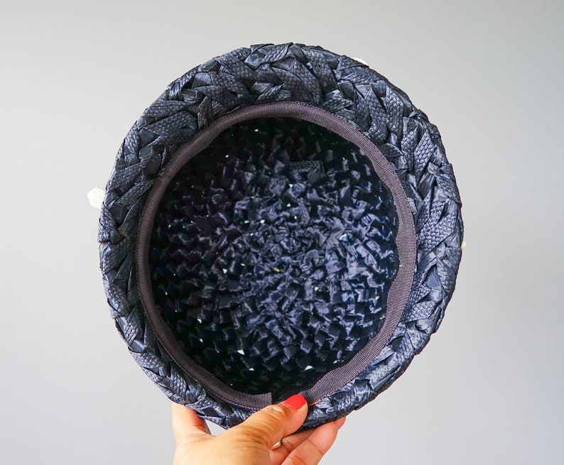 Vintage Straw Bucket Hat Cloche Hat 1950s-60s Hat Vintage | Etsy