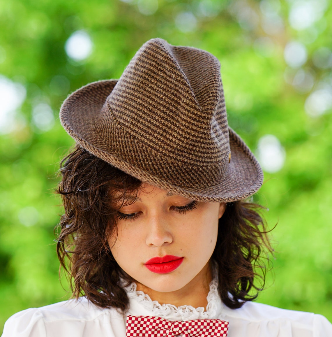 Vintage Park Royal Tweed Fedora Hat Vintage Hat 1960s Hat - Etsy