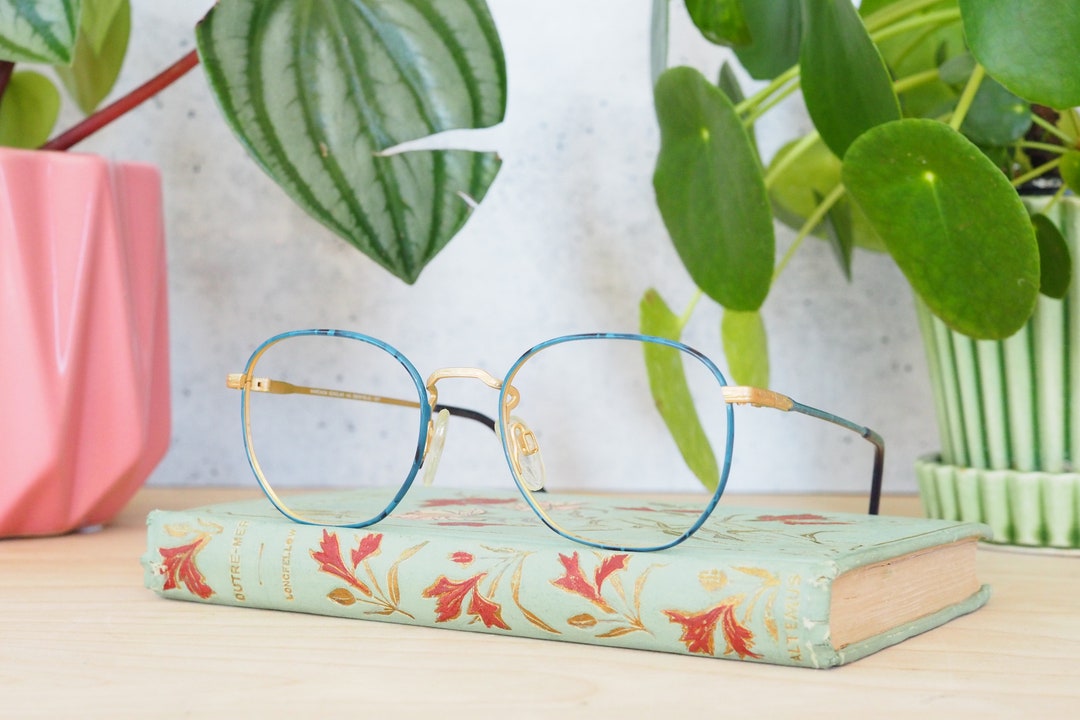 Vintage Eyeglass 1990s Wire Rim by Marchon Charlie Chaplin - Etsy