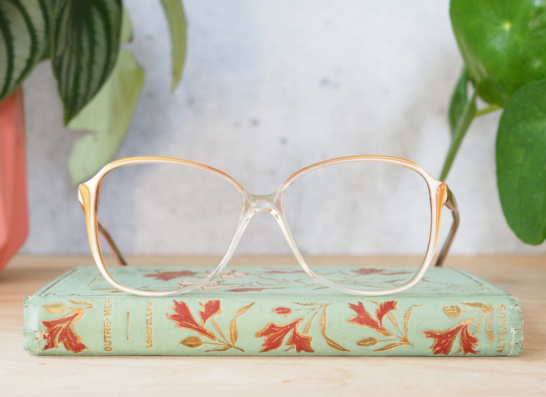 VINTAGE EYEGLASSES 1970's Frames/eyeglass/hipster/retro/disco ...