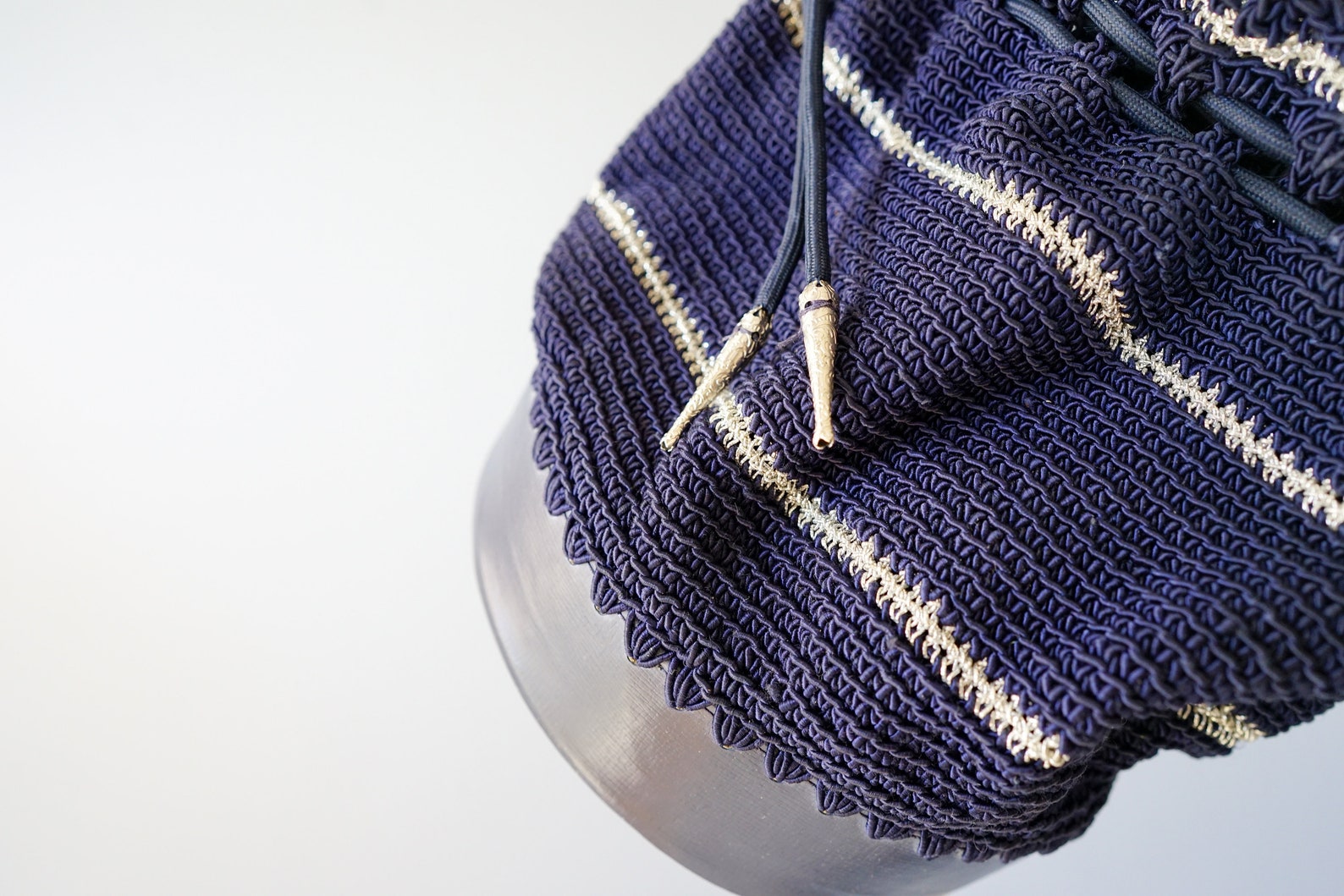 Vintage 1940s Crochet Drawstring Purse/ Vintage Purse/ 1940s Purse ...