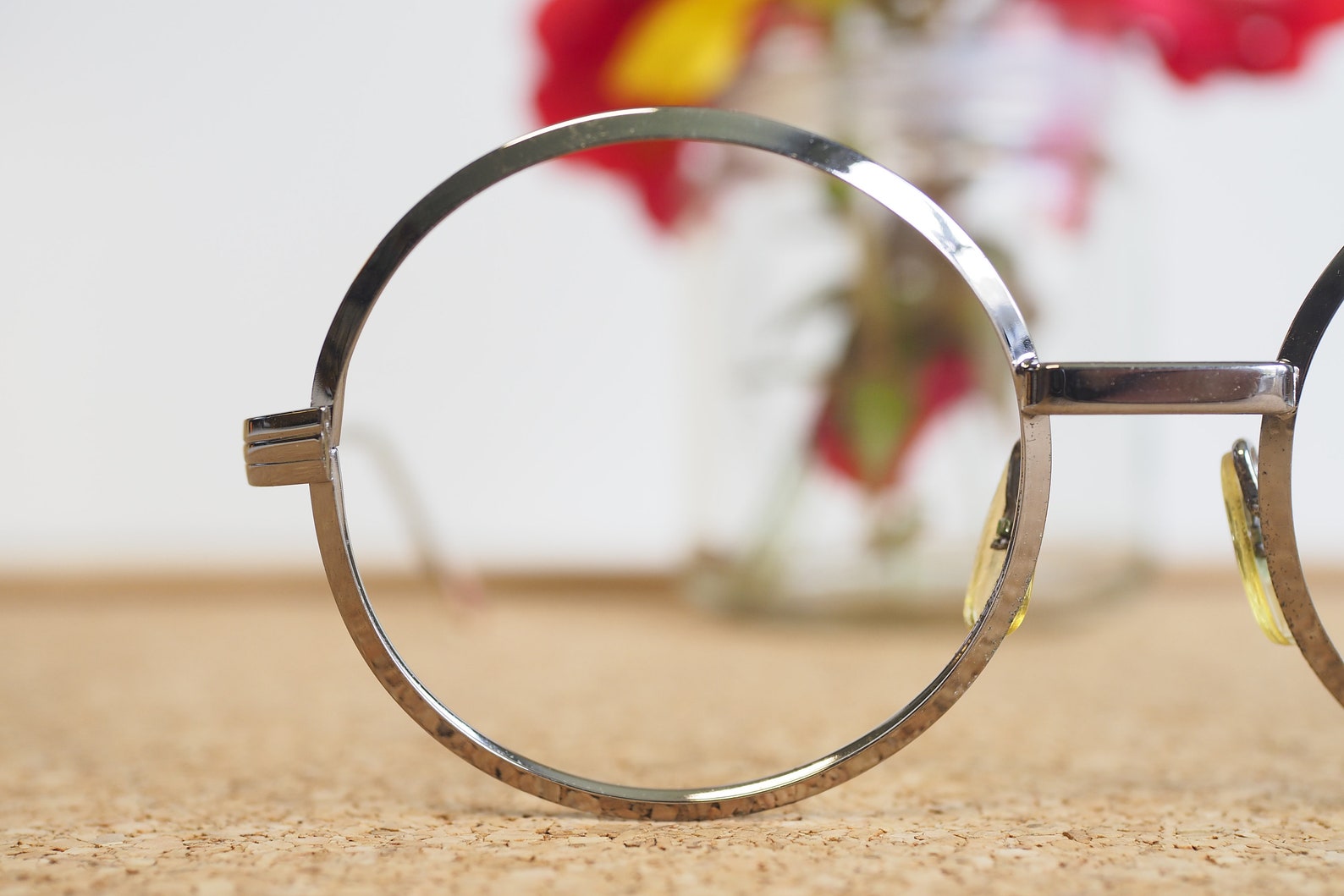 Vintage Eyeglasses Round Shape 1960s Silver Tone Made in Japan - Etsy
