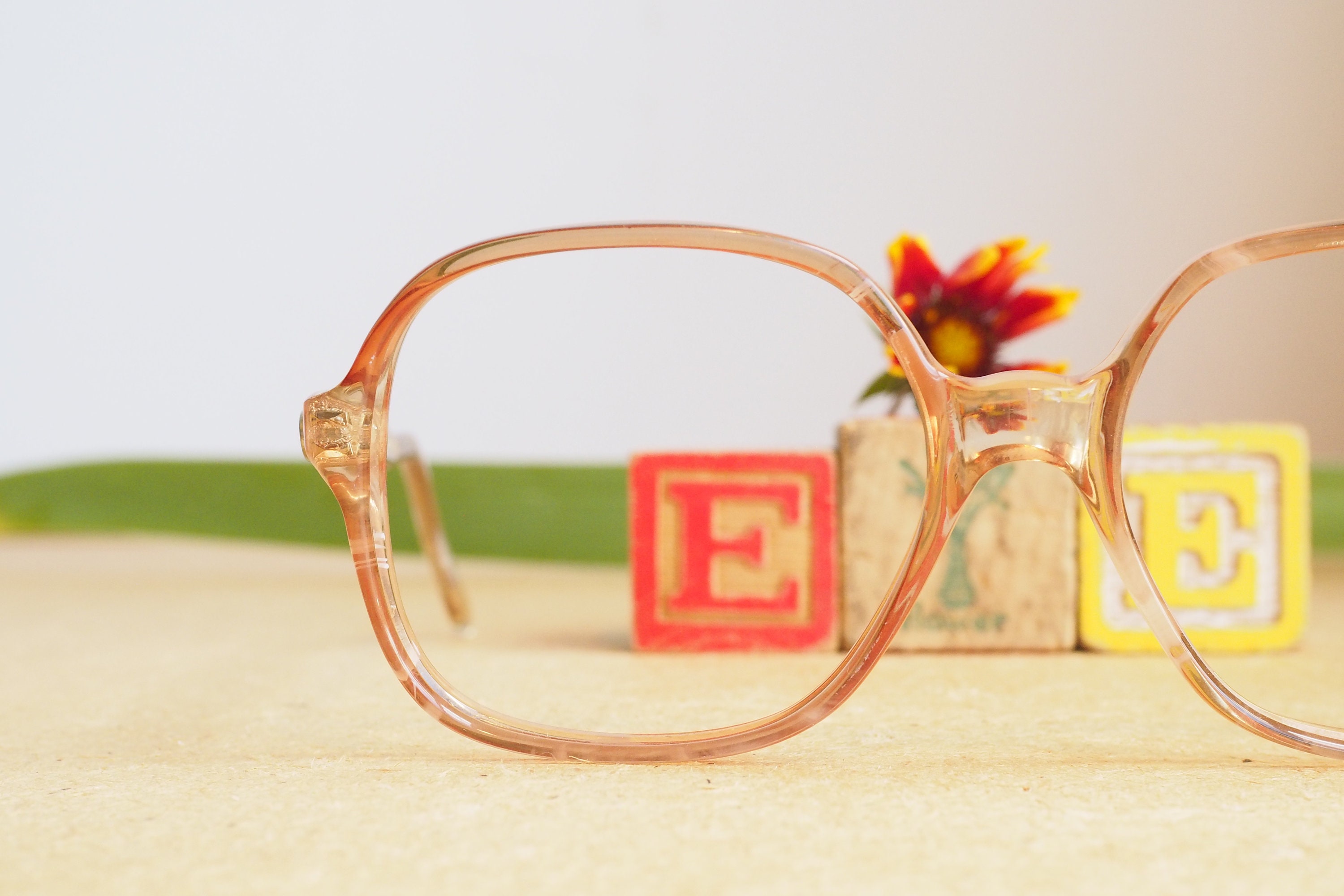 Vintage Eyeglasses 1970s/glasses/designer/glasses/frames Retro Disco ...