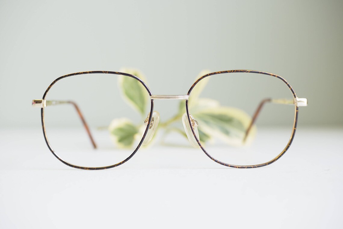 Vintage Eyeglass Frames 1990s Glasses Semi Square Shaped New - Etsy