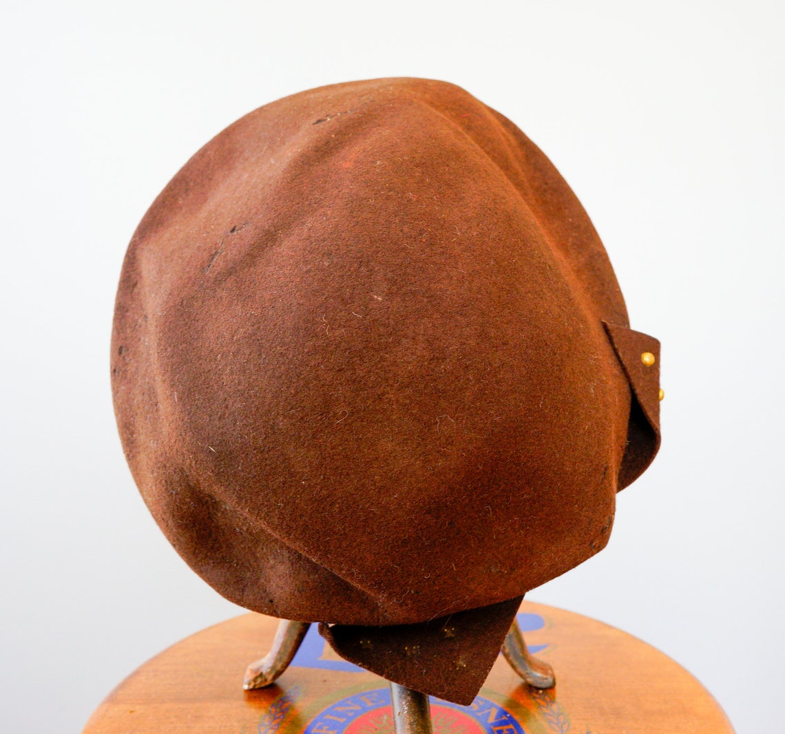 Vintage Felted Wool Tam Hat Vintage Beret Hat Vintage Hat | Etsy