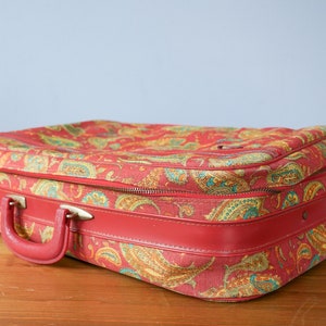 Vintage Bantam Paisley Suitcase Japan/ 1960s-70s Suitcase/ Vintage ...