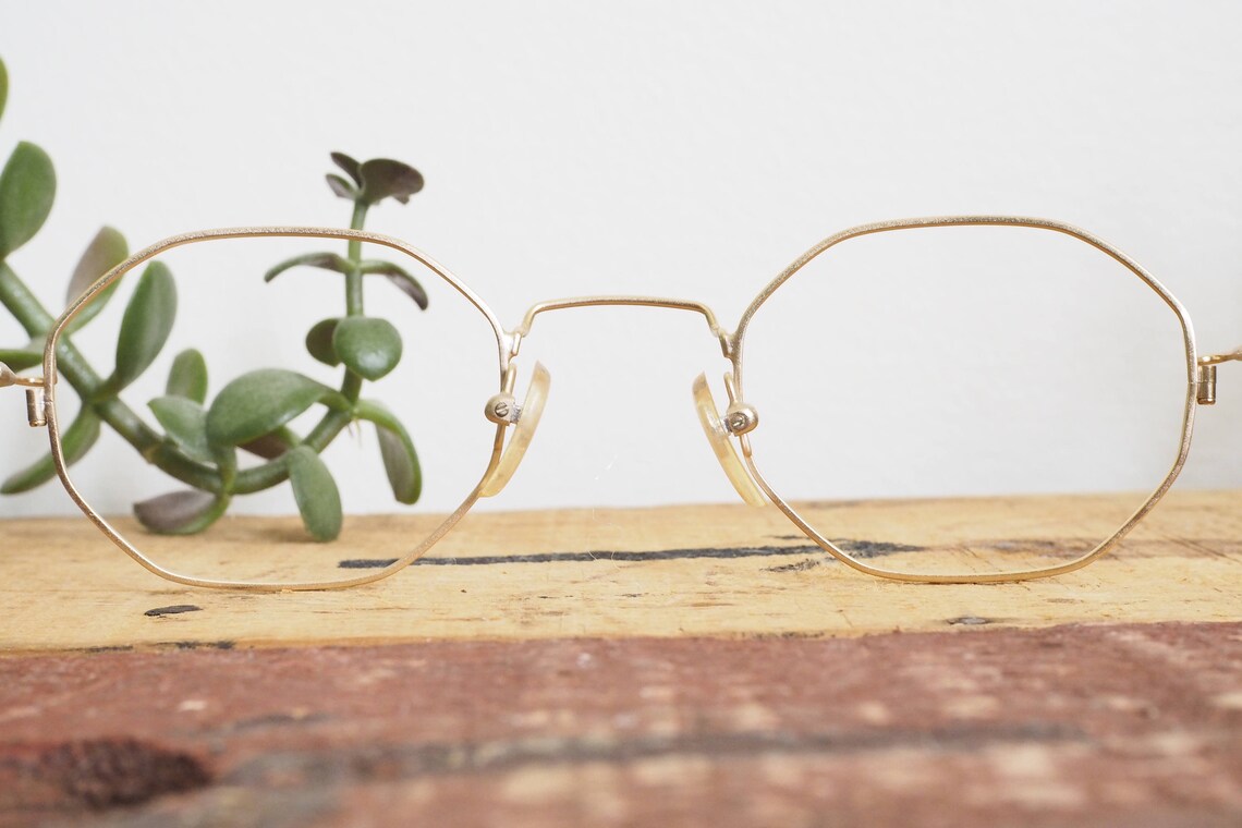 Vintage Eyeglass 1990's Wire Rim Glasses New Old Stock - Etsy