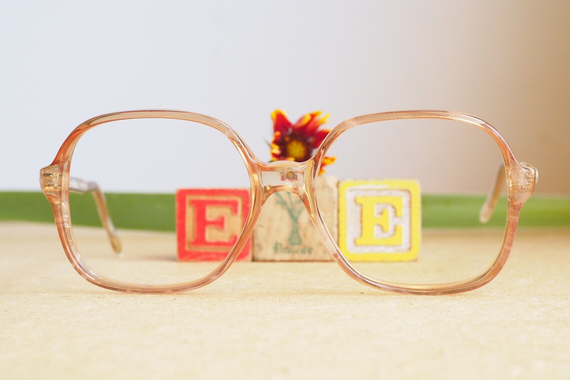 Vintage Eyeglasses 1970s/glasses/designer/glasses/frames Retro Disco ...