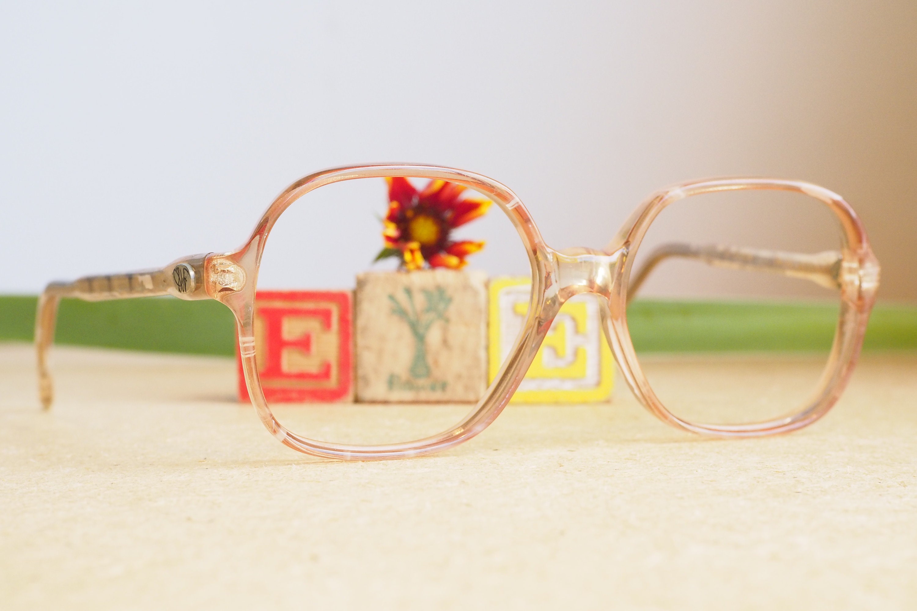 Vintage Eyeglasses 1970s/glasses/designer/glasses/frames Retro Disco ...