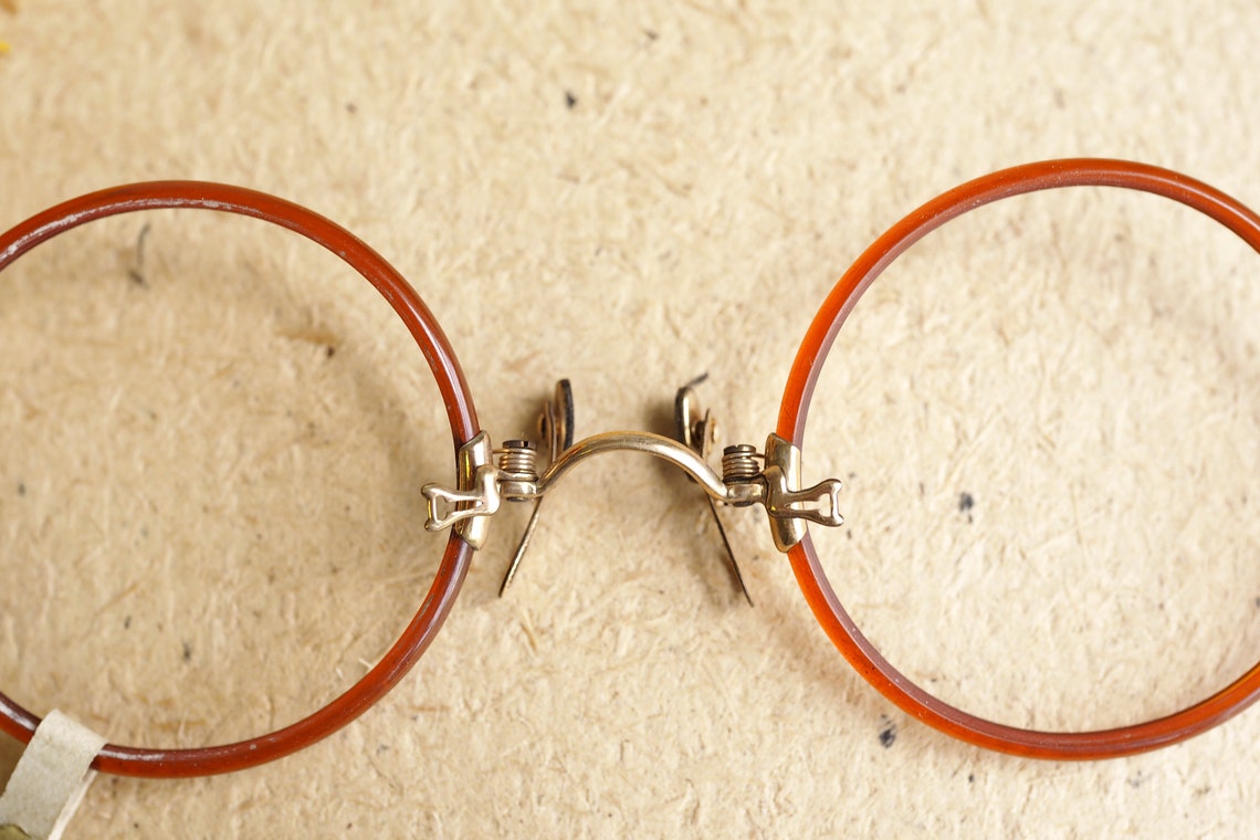 Vintage Antique Pince Nez New Old Stock 1900s Gold Filled by | Etsy