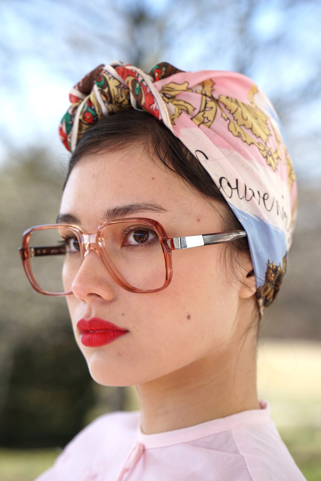 Vintage Eyeglasses 1970's Frames/eyeglass/hipster/multicolor by Flair ...
