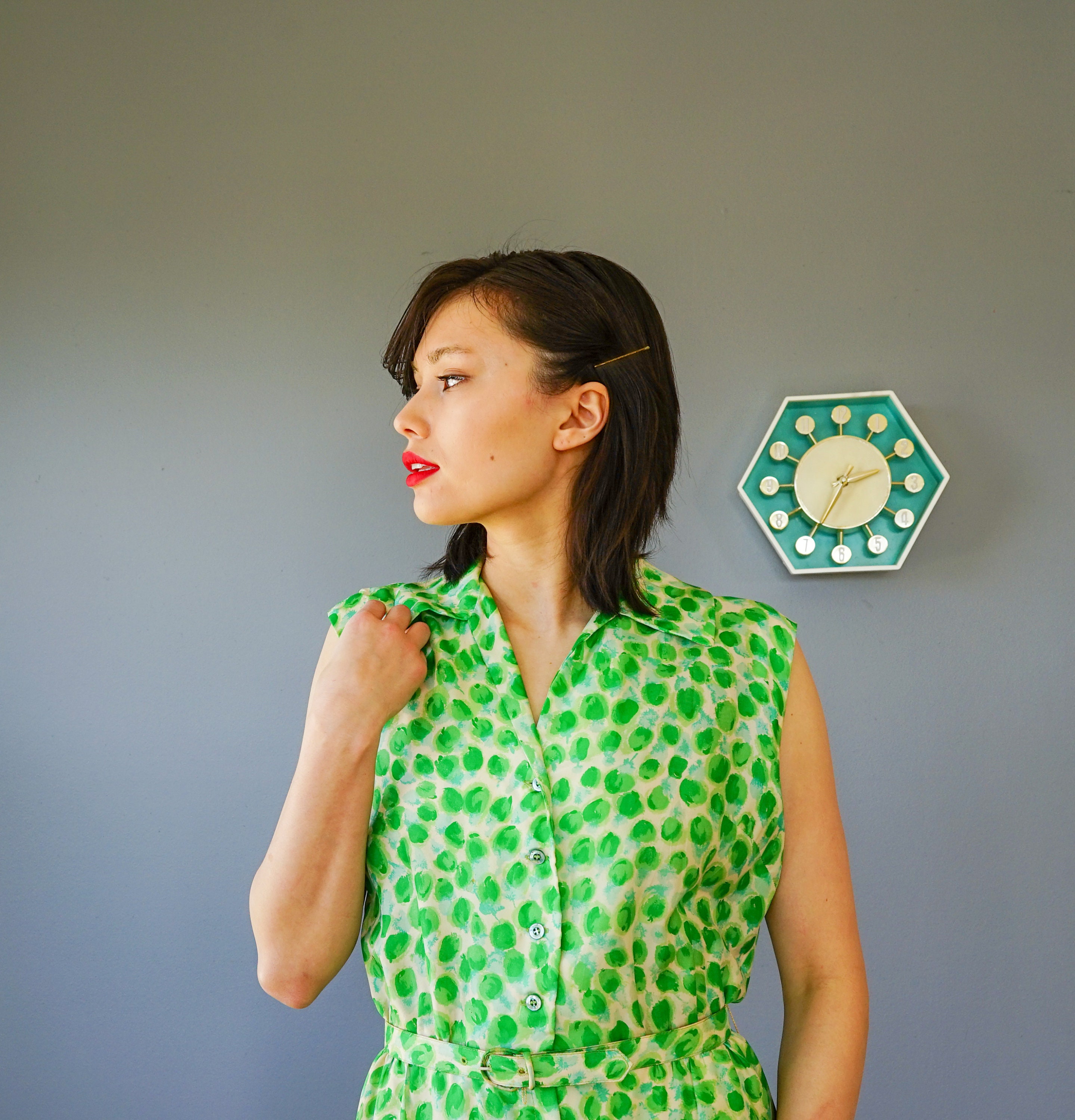 Vintage 1950s Adele Martin Dress Silk Dress Size S/ 1950s | Etsy