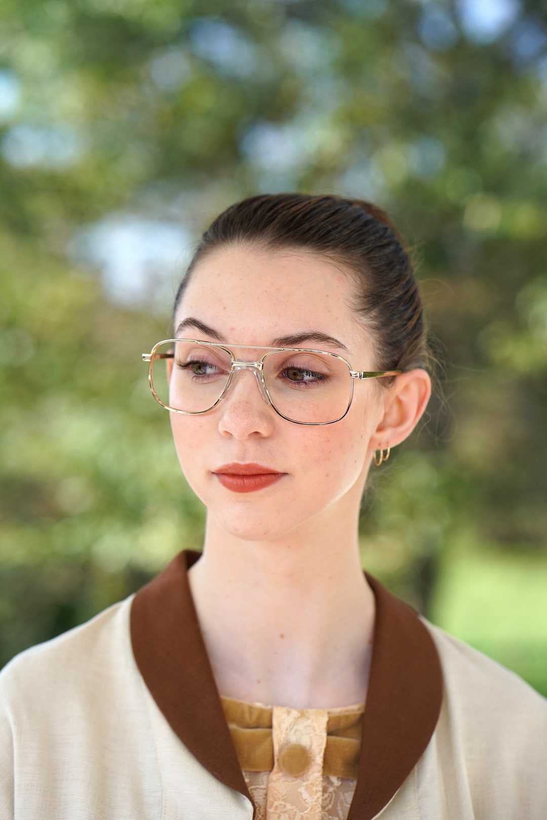 Vintage Eyeglasses Frames 1970s by American Optical Aviator Style Made ...