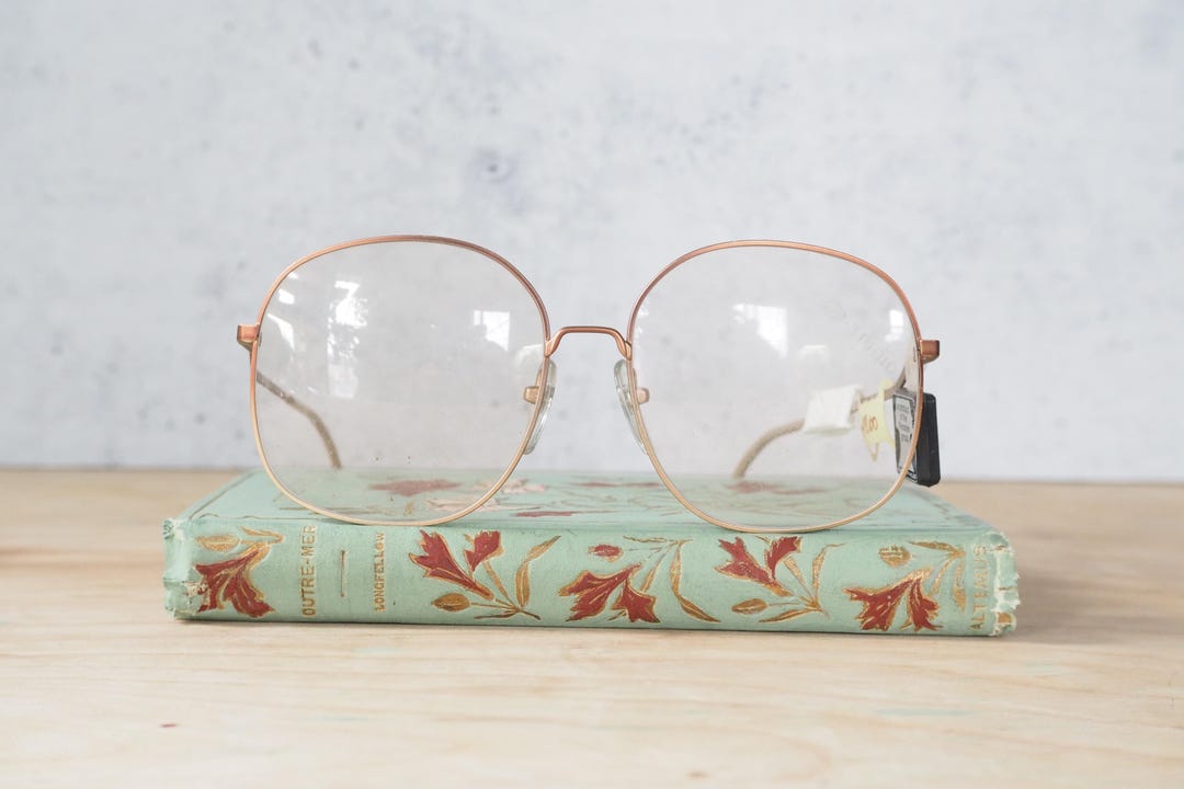 Vintage Eyeglass Frames 1970s/glasses/frames NOS New Old Stock Oversize ...