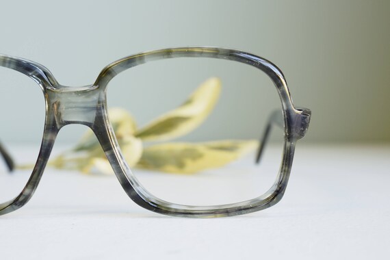 Vintage Eyeglass 1970s Square Glasses Unisex Oversize… - Gem