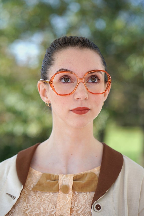 Vintage Eyeglasses 1970s Frameseyeglasshipsterret Gem