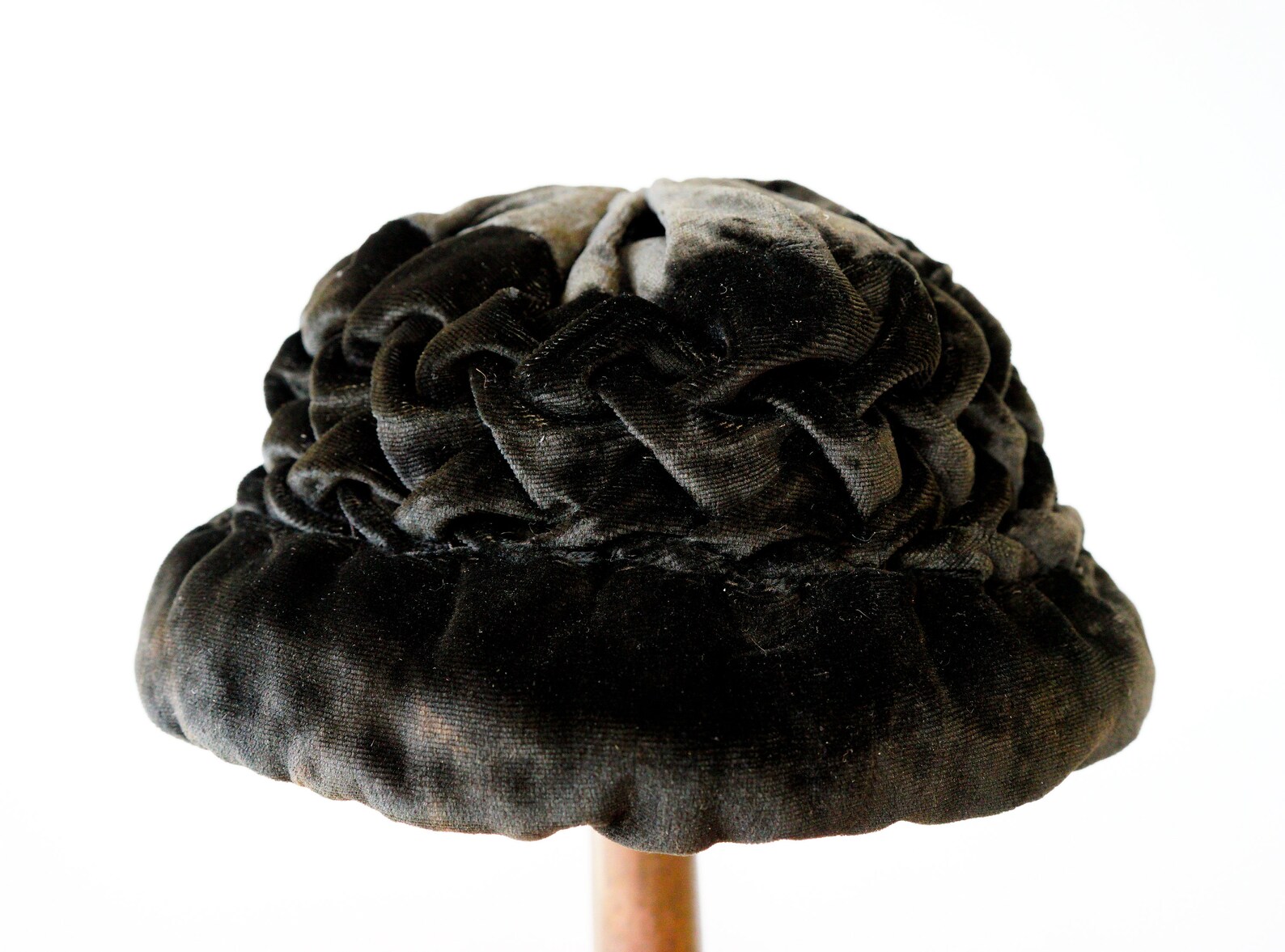 Vintage Black Velvet Bucket Hat Vintage Hat 1950s-60s Hat | Etsy