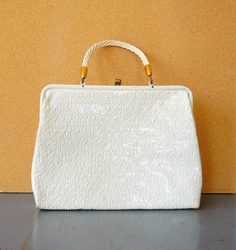 Vintage 1950s Straw Clear Plastic Purse and Wallet/ Vintage - Etsy