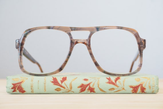 Vintage eyeglasses 1970's Frames/eyeglass/hipster/ret… - Gem