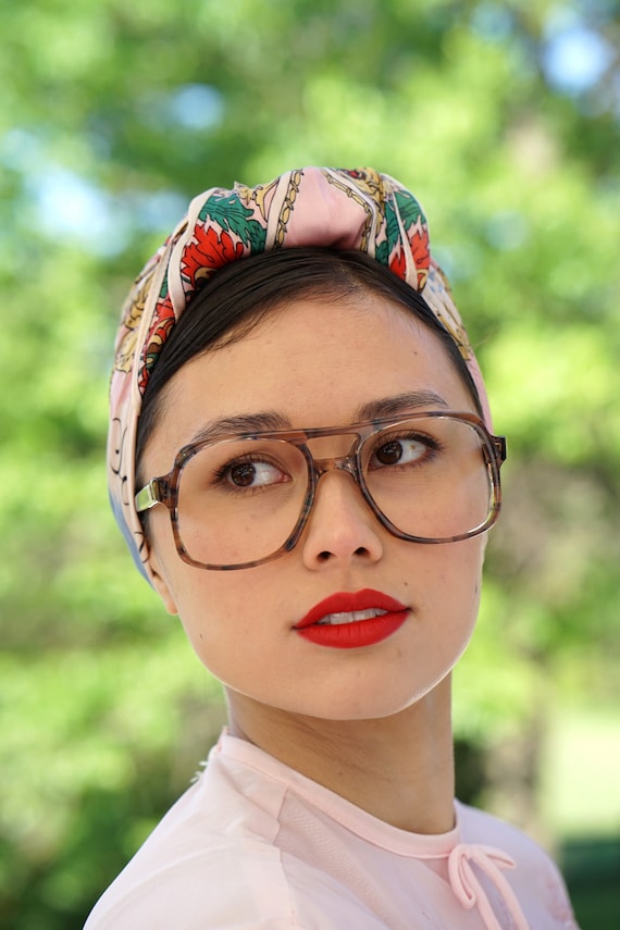 Vintage eyeglasses 1970's Frames/eyeglass/hipster/ret… - Gem