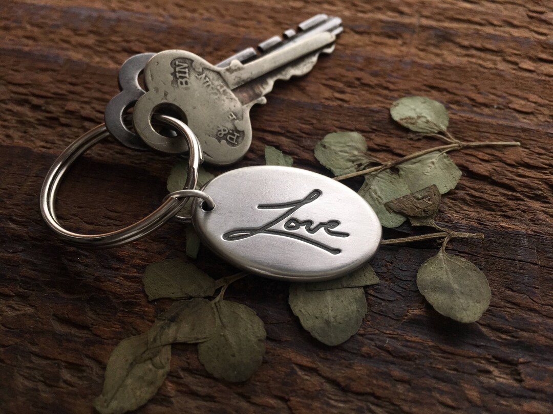 Handwritng Key Chain | Personalized for Him | Custom Key Chain | Groom ...