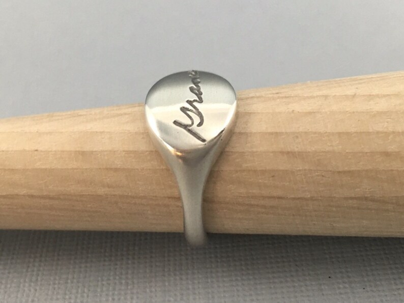 Handwriting Ring Personalized Wedding Jewelry Handwriting - Etsy