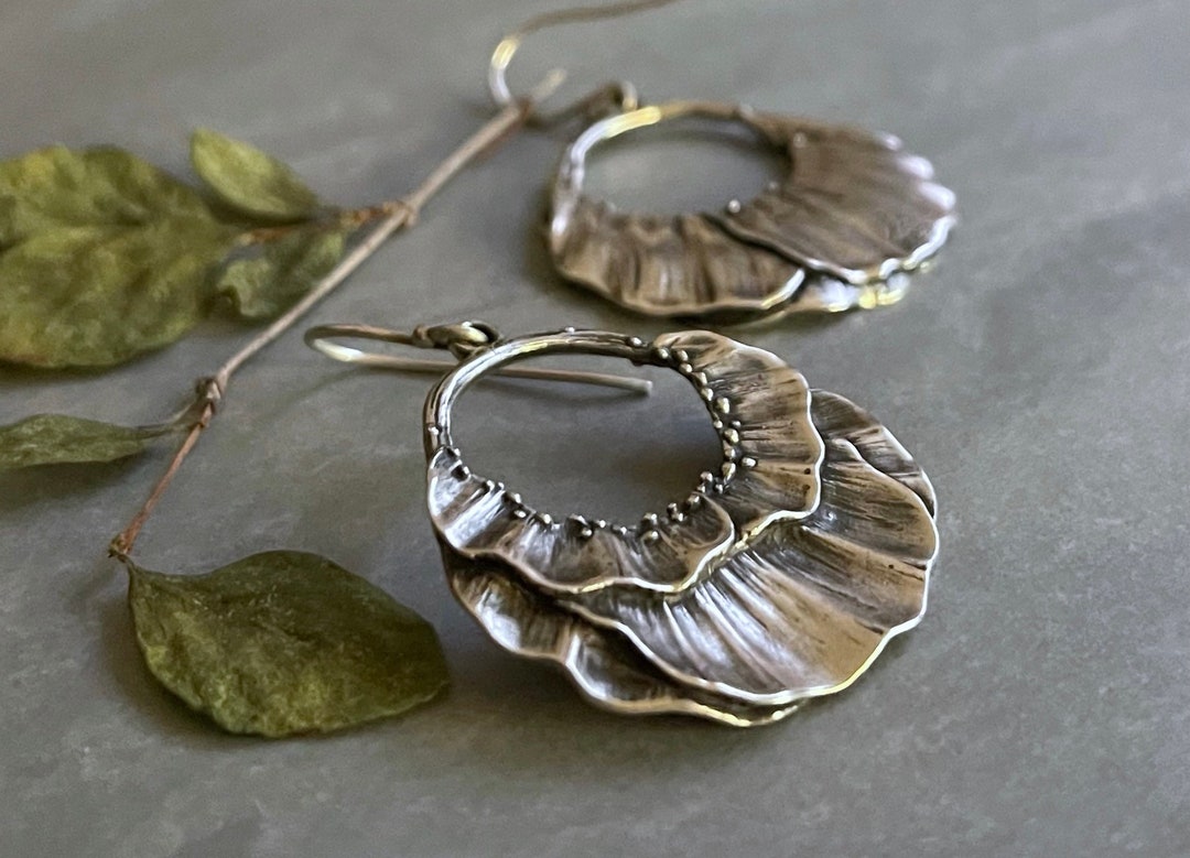 Botanical Earrings | Petal Earrings | Flower Jewelry | Floral Earrings ...