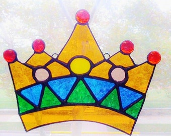 Stained Glass Crown - Etsy