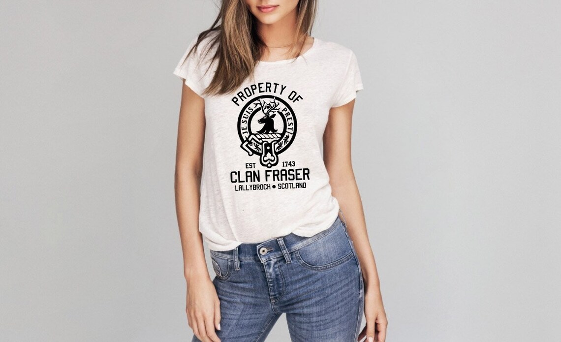 Outlander Property of Clan Fraser SVG, Jpg, Eps, Dxf, Png / Est. 1743 ...