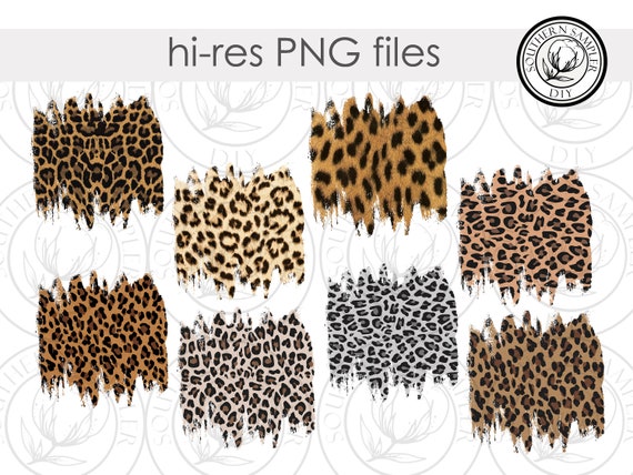 Distressed Leopard Background Sublimation PNG Backsplash | Etsy