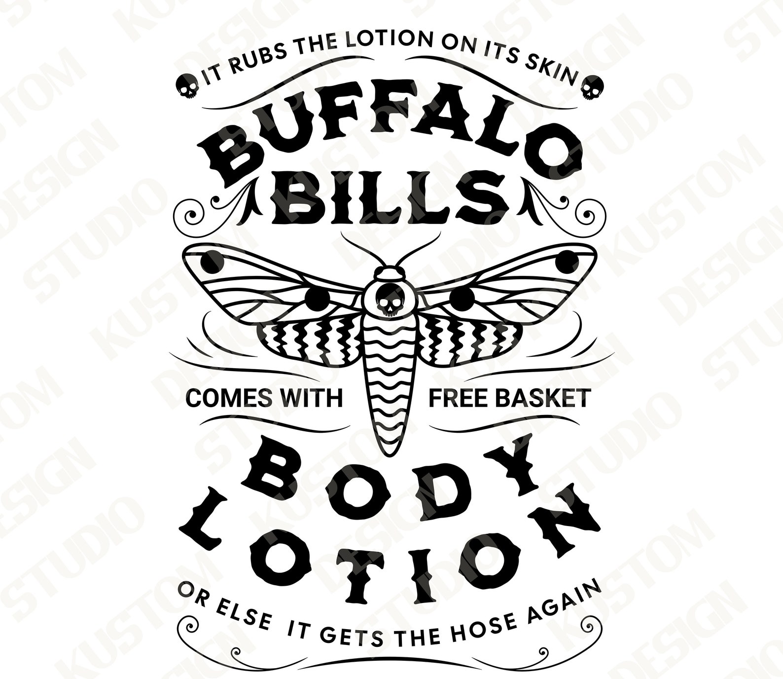 Buffalo Bills Body Lotion, Silence of the Lambs, Serial Killer, Funny T ...