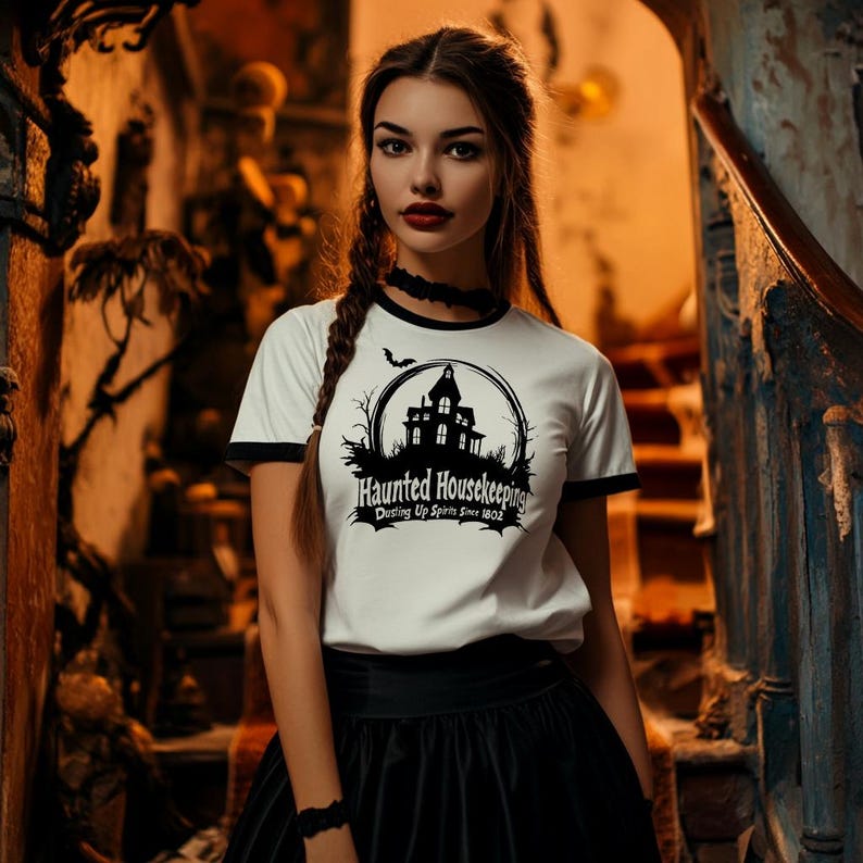 Haunted Housekeeping Vector SVG, PNG, EPS, Halloween Costume T-shirt ...