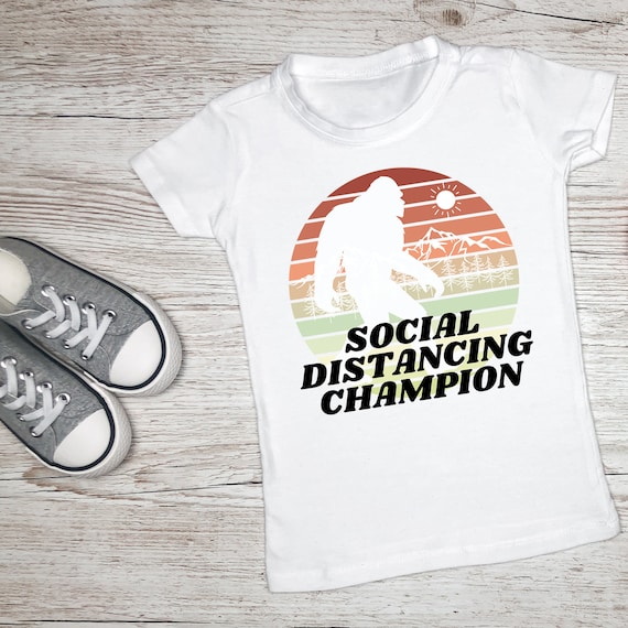 Social Distancing Champion PNG JPEG | Etsy