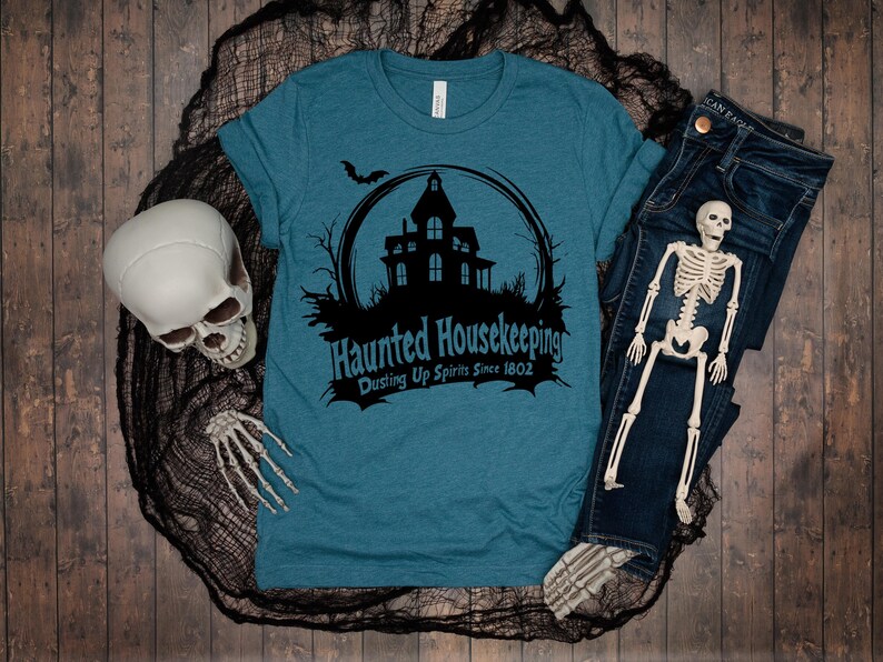 Haunted Housekeeping Vector SVG, PNG, EPS, Halloween Costume T-shirt ...