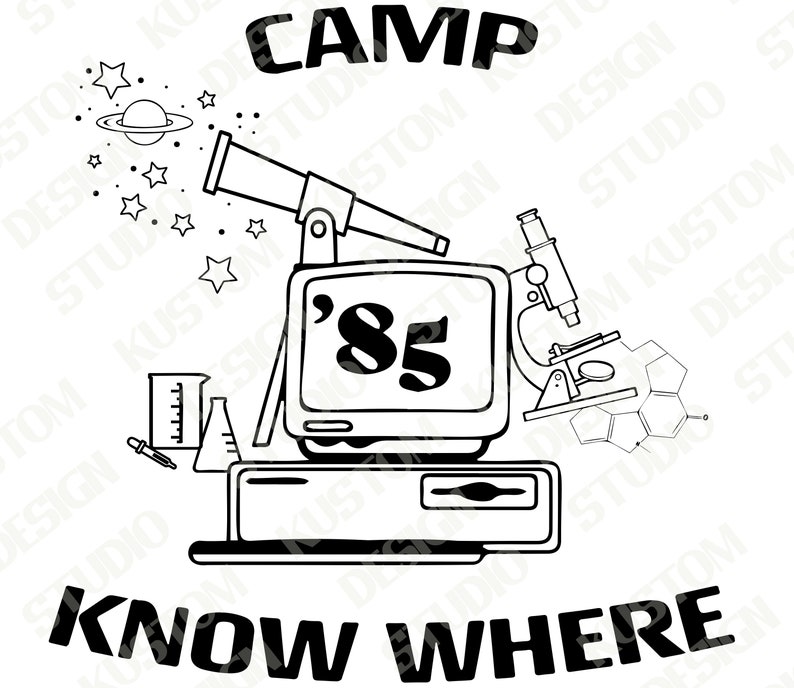 Stranger Things Camp Know Where PNG, EPS, SVG, Jpeg - Etsy
